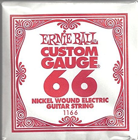 Ernie Ball 1166 .066 Nickel Wound Electric Guitar Single